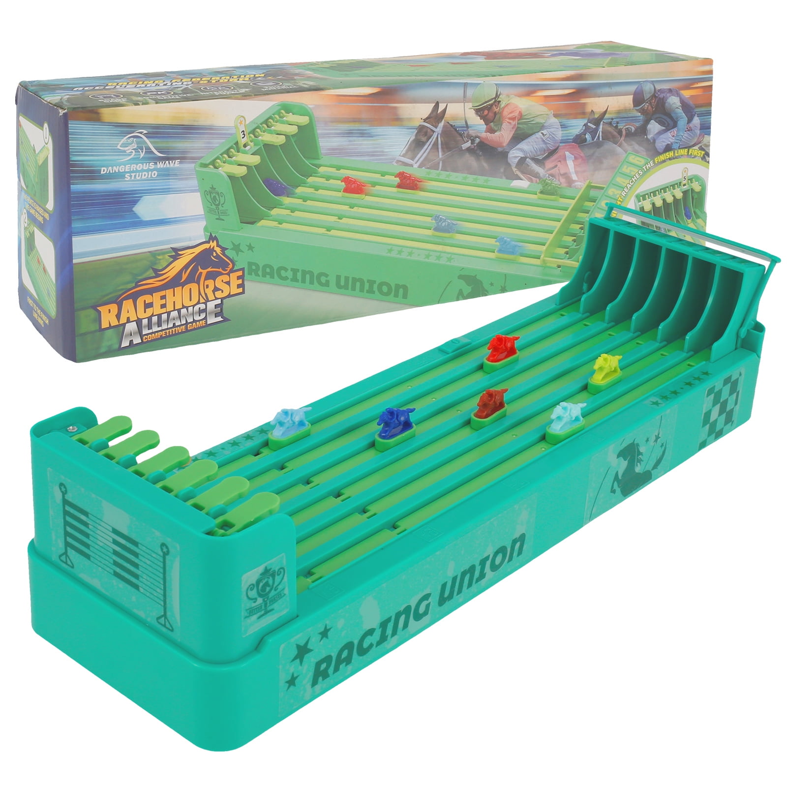 Austok Horse Race Board Game Relaxing Horse Running Game Safe Horse ...
