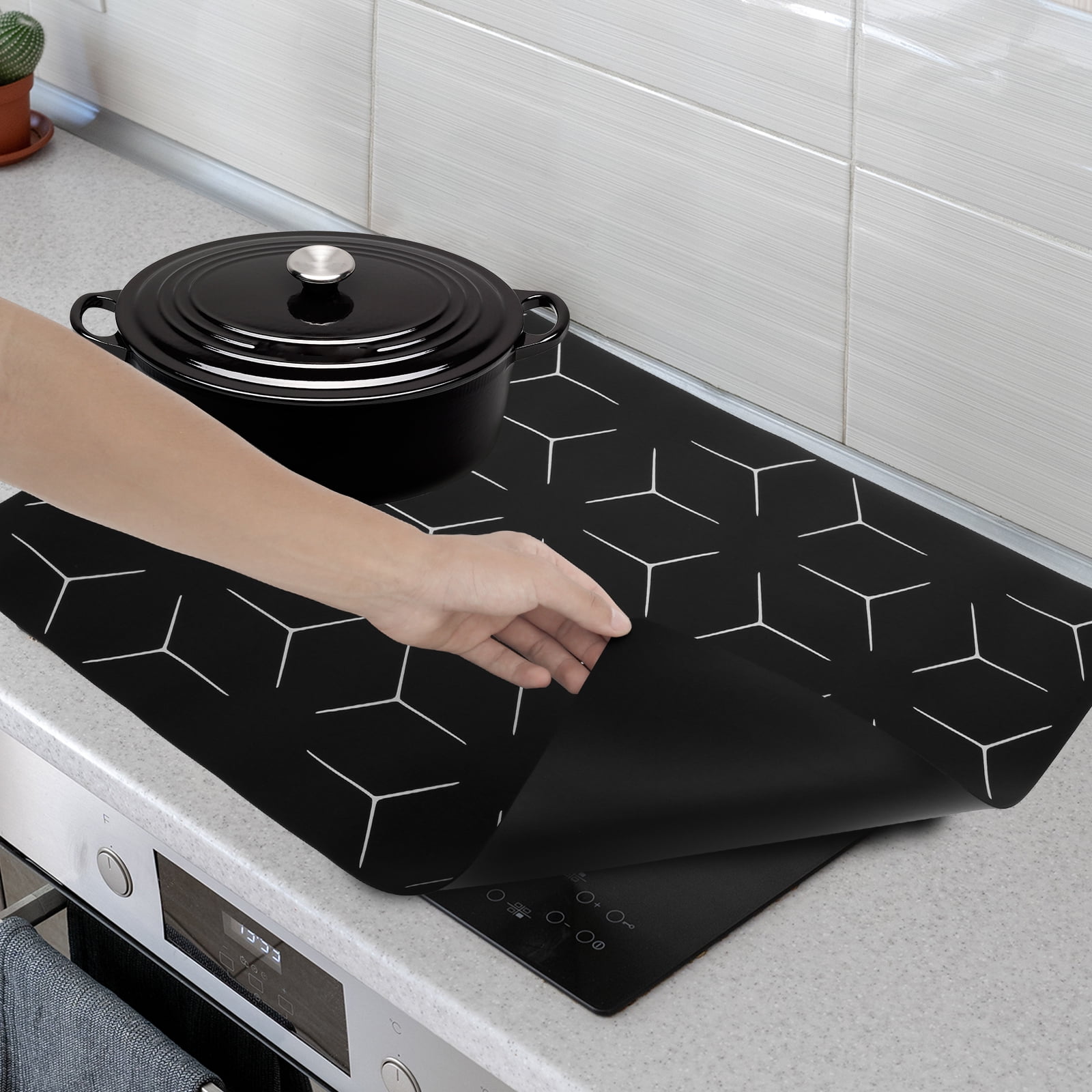 Austok Induction Protector Mat Heat Resistant Induction Cooktop Mat ...