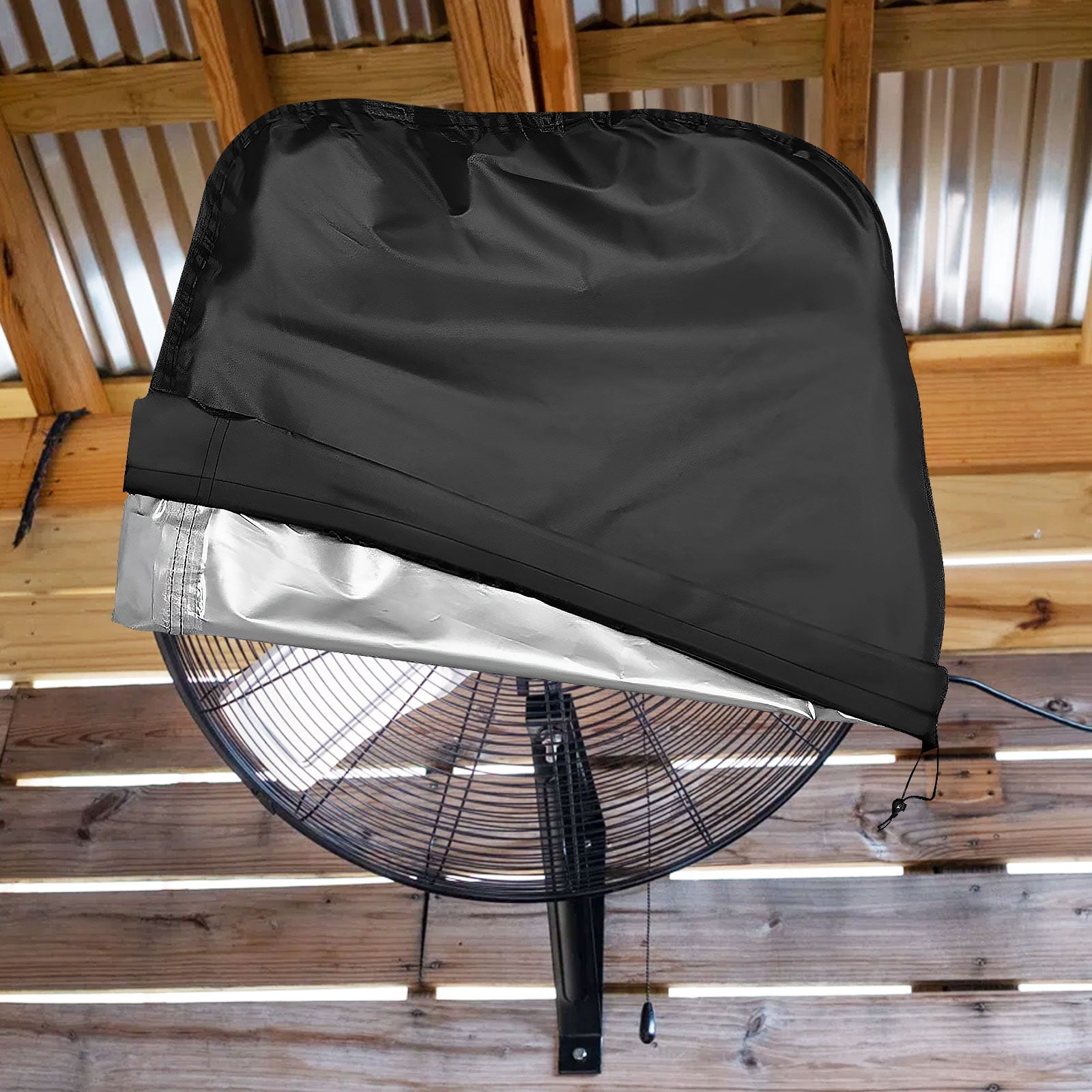 Austok Industrial Fan Cover 210D Oxford Outdoor Fan Cover Waterproof ...