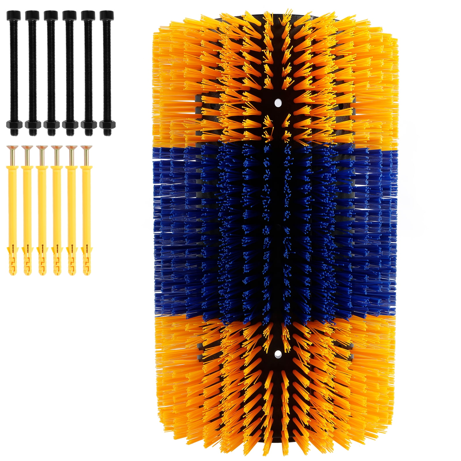 Austok Livestock Scratching Brush Nylon Cattle Scratcher Brush Cow ...
