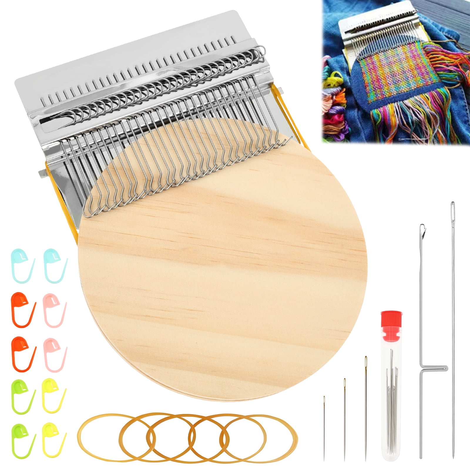Austok Patch Knitting Kit for Beginners Mini Portable Patch Darning Kit ...