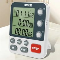 ORIA Kitchen Timer, Digital Kitchen Timer Big Digits, Loud Alarm, Magnetic Backing, for Sport ...