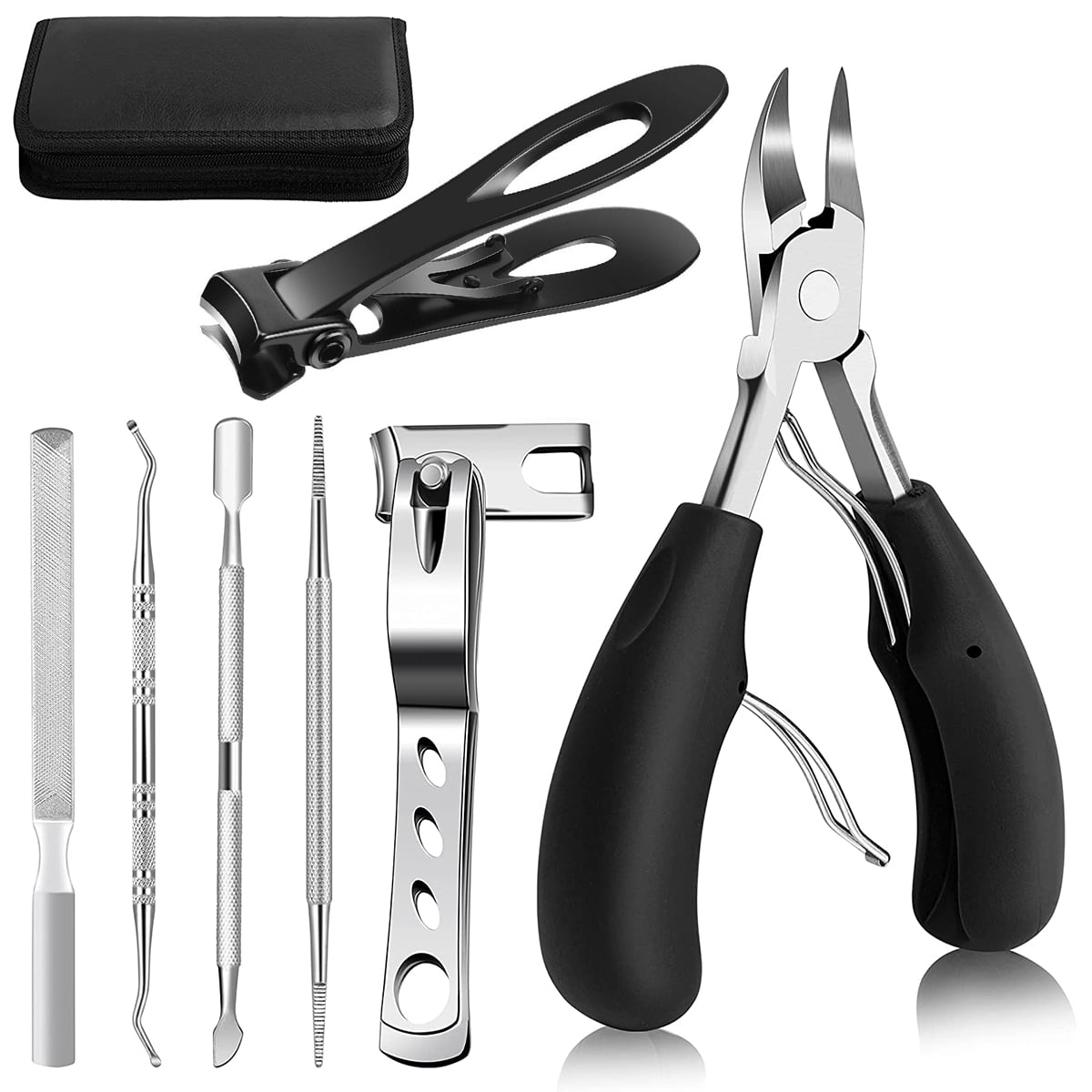 Evjurcn Podiatrist Toenail Clippers Set,7Pcs Nail Clippers Set for ...