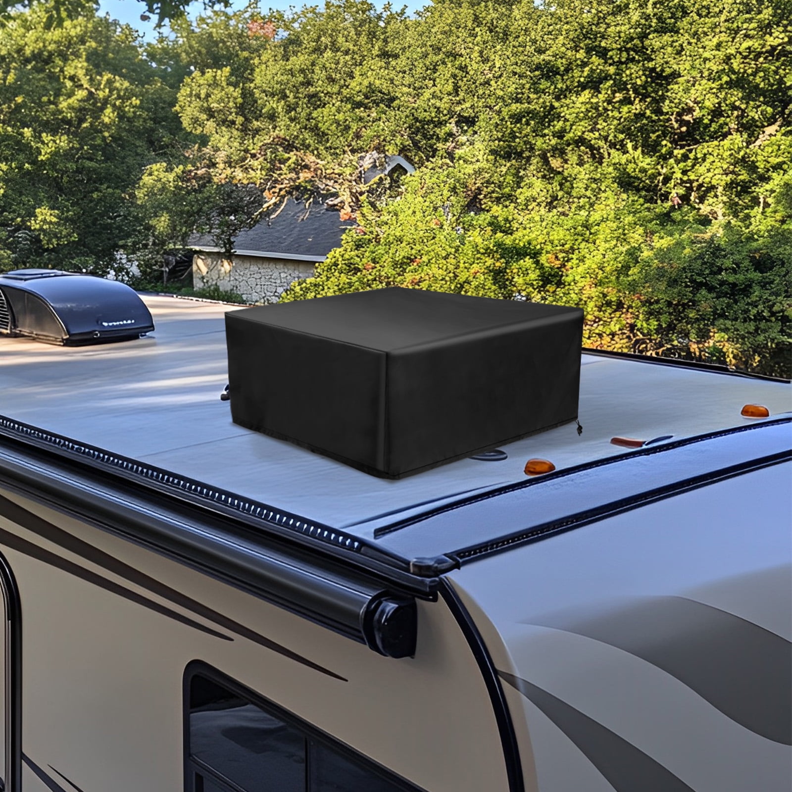 Austok RV Air Conditioner Cover 420D Waterproof Oxford Cloth Camper AC ...