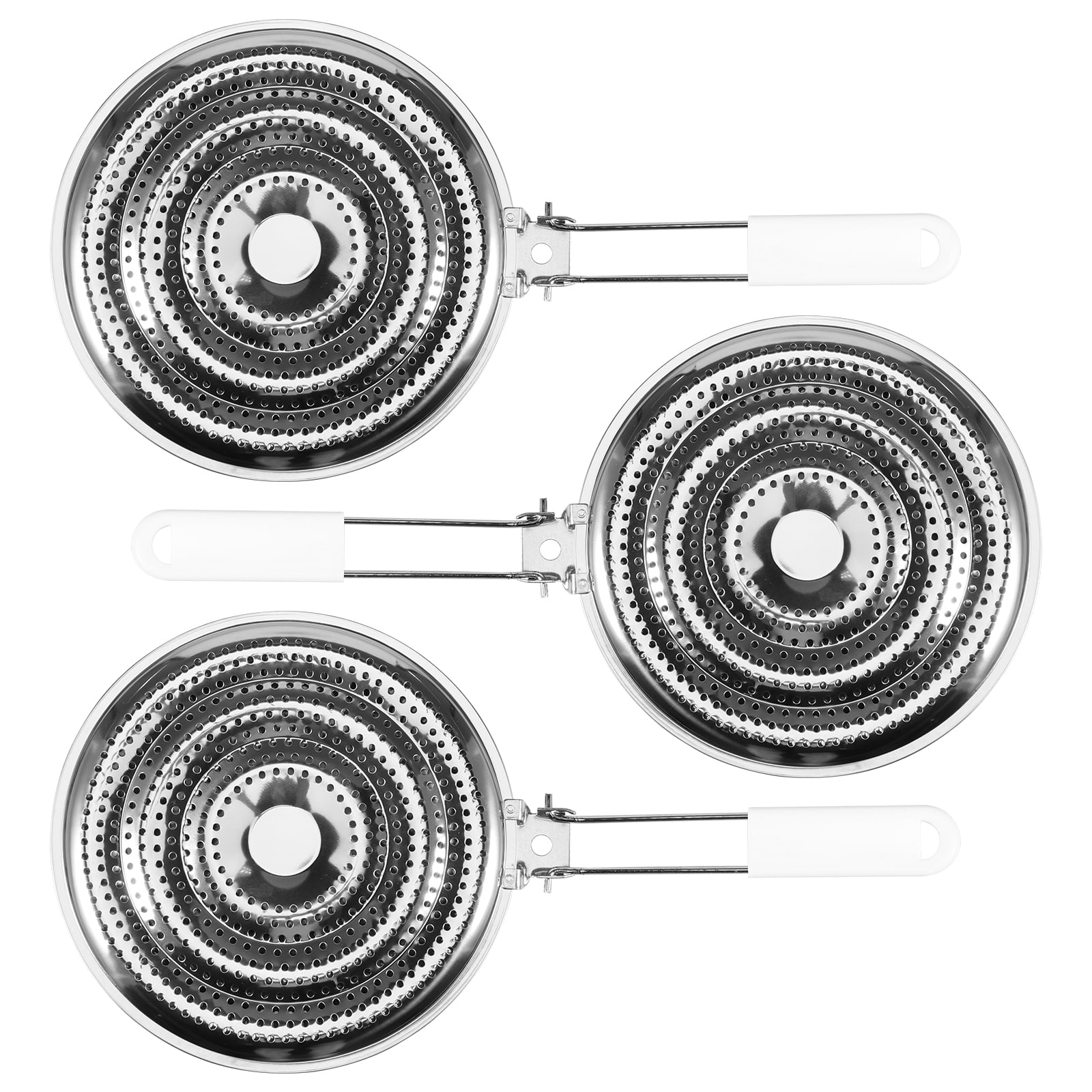 Austok Stainless Steel Heat Diffuser with Handle Even Heat Flame ...