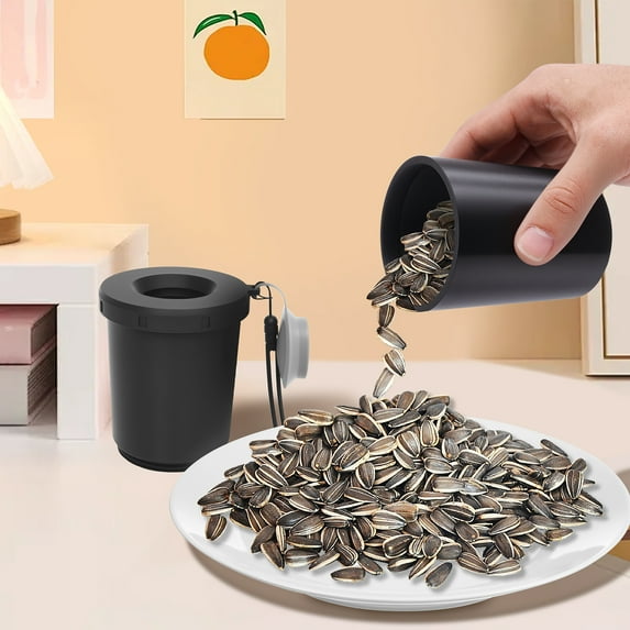 Austok Sunflower Seed Spit Cup with Seed Organizer and Shell Storage ...