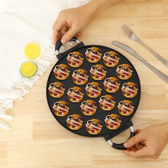 Austok Takoyaki Pan 19 Hole Nonstick Japanese Grill Aluminium Alloy ...