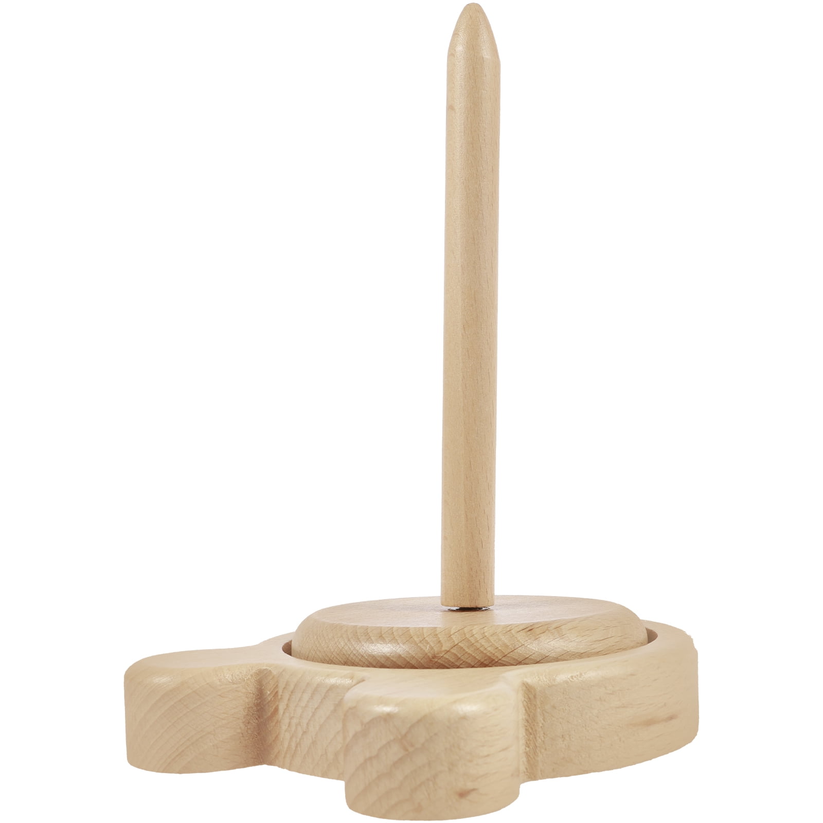 Austok Wood Yarn Holder Rotatable Yarn Spinner Holder Stable Yarn ...