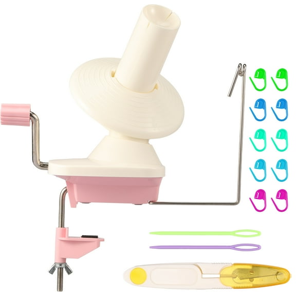 Hand Operated Yarn Winding Machine, Tabletop Clamp Wool String Cake ...