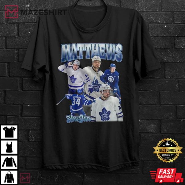 Auston Matthews, Hockey T-Shirt - Walmart.com