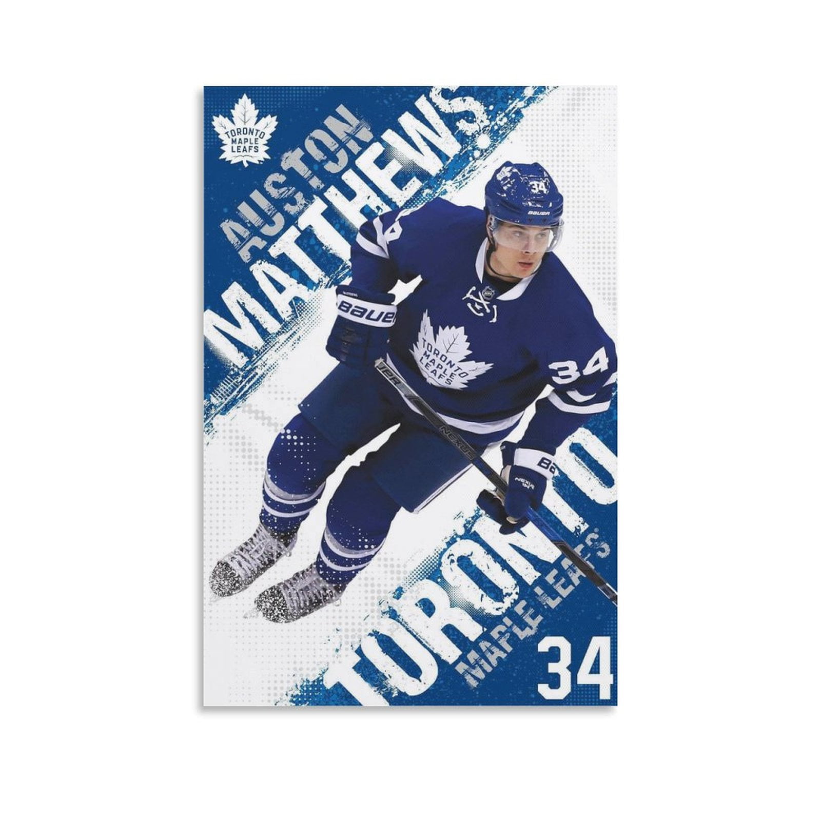 Auston Matthews Posters Canvas Poster 2 Posters Wall Art Painting ...