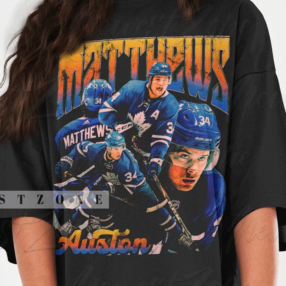 Auston Matthews Shirt Ice Hockey American Professional Hockey ...