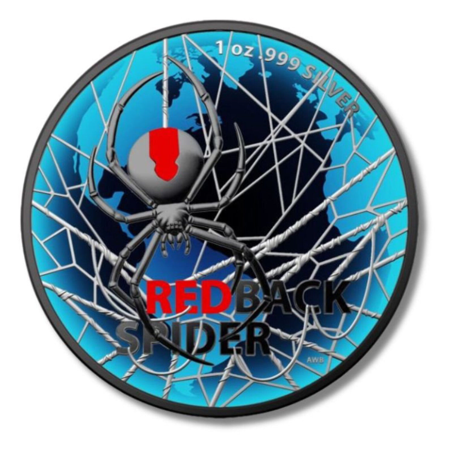 Australia 2020 1USD RedBack Spider World 1 Oz Ruthenium Silver Coin - Walmart.com