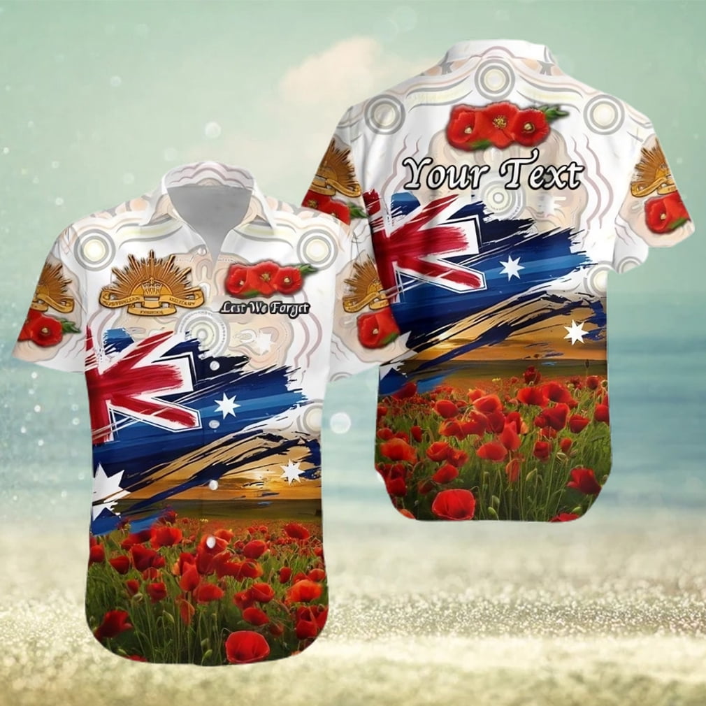 Australia Aboriginal Hawaiian Shirt Poppy Vibes White Lt8_1 T Shirt ...