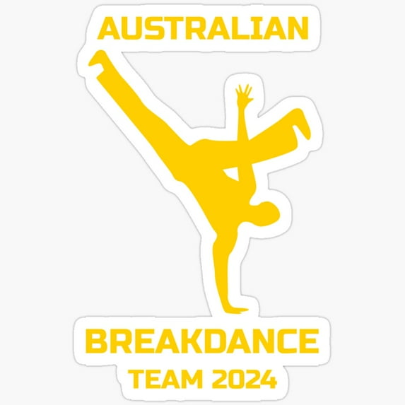 Australia Breakdance Team 2024 Sticker Phone Decal Water Bottle ...