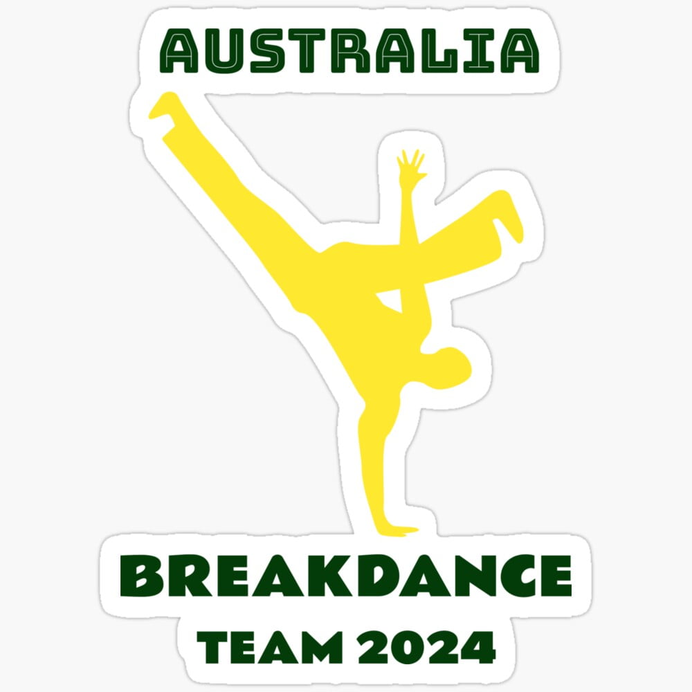 Australia Breakdance Team 2024 Sticker Phone Decal Water Bottle ...