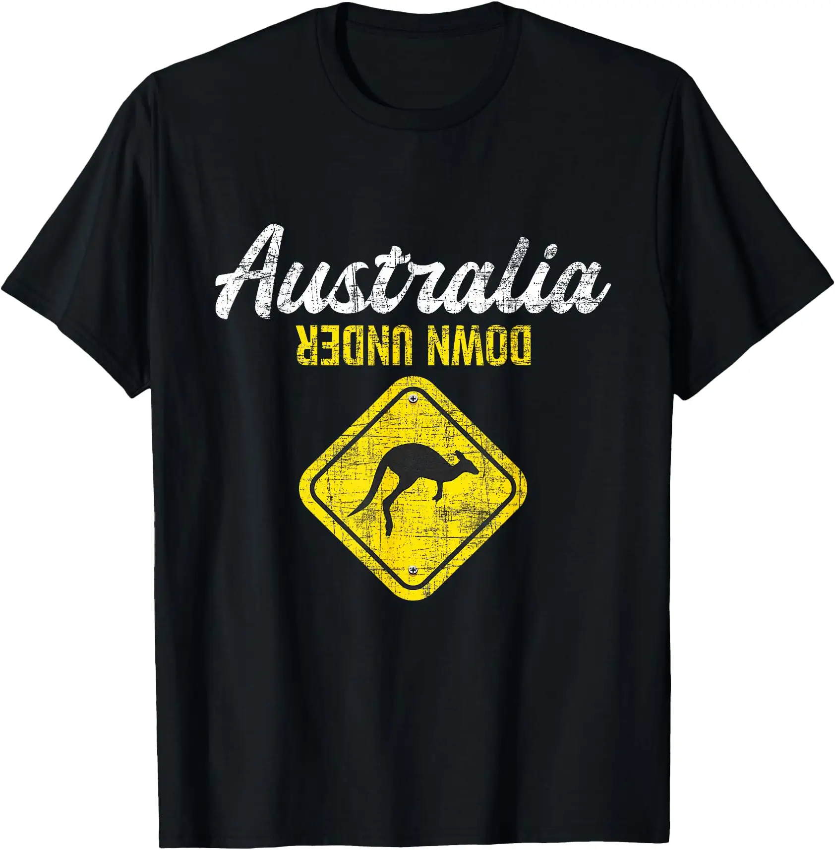 Australia Down Under Kangaroo Warning Sign Outback Travel Souvenir Road ...