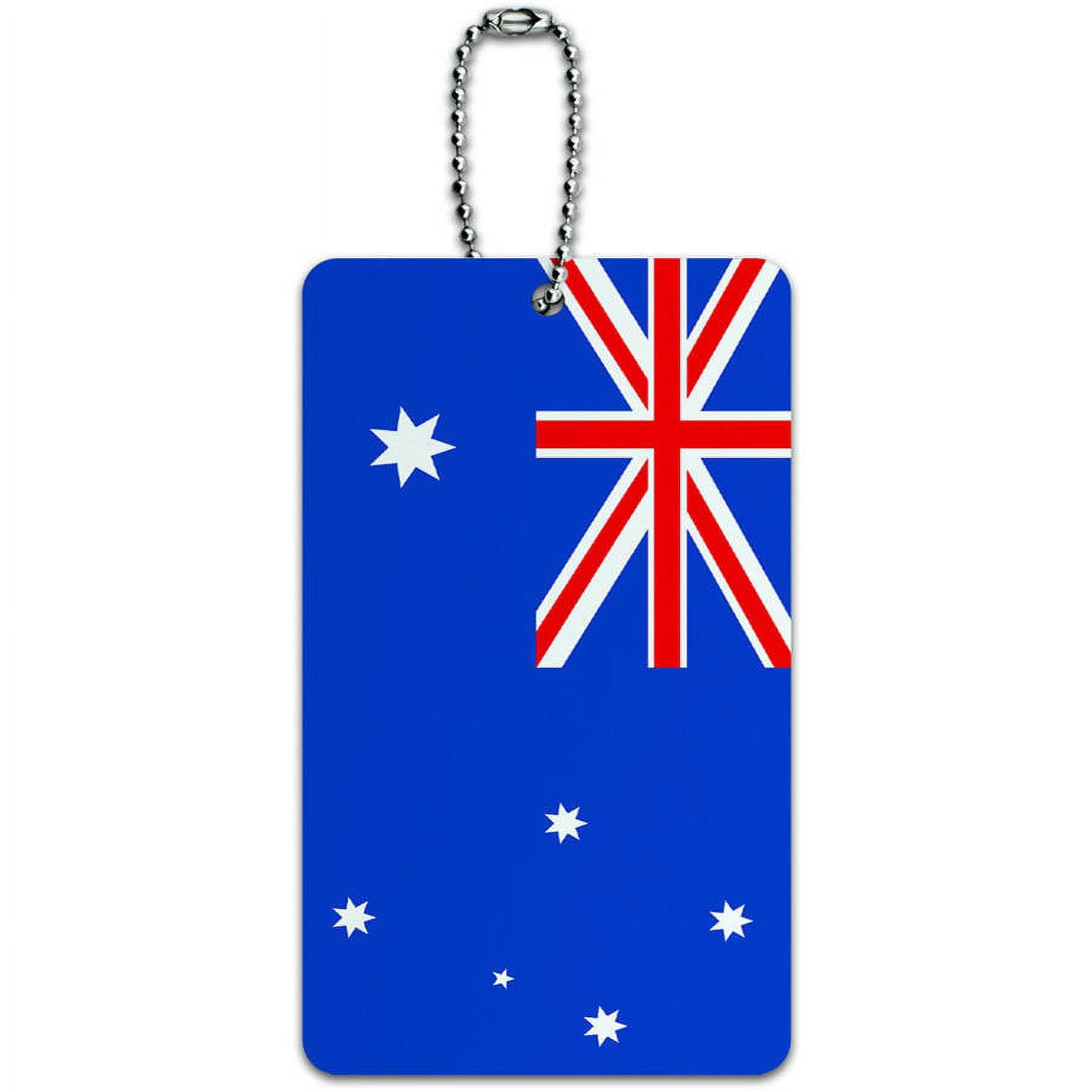 Australia Flag ID Tag Luggage Card for Suitcase or Carry-On - Walmart.com