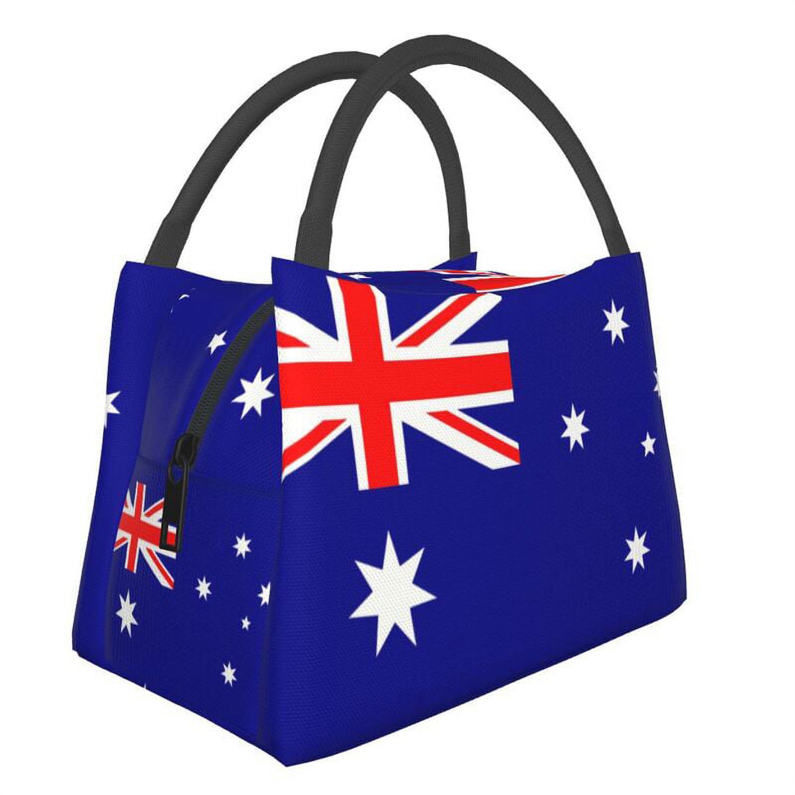 Australia Flag Insulated Lunch Bags for Women Portable Australian Pride ...