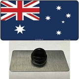 Australia Flag Novelty Metal Hat Pin 1.5" x 0.75" Hat Pin (PIN ...