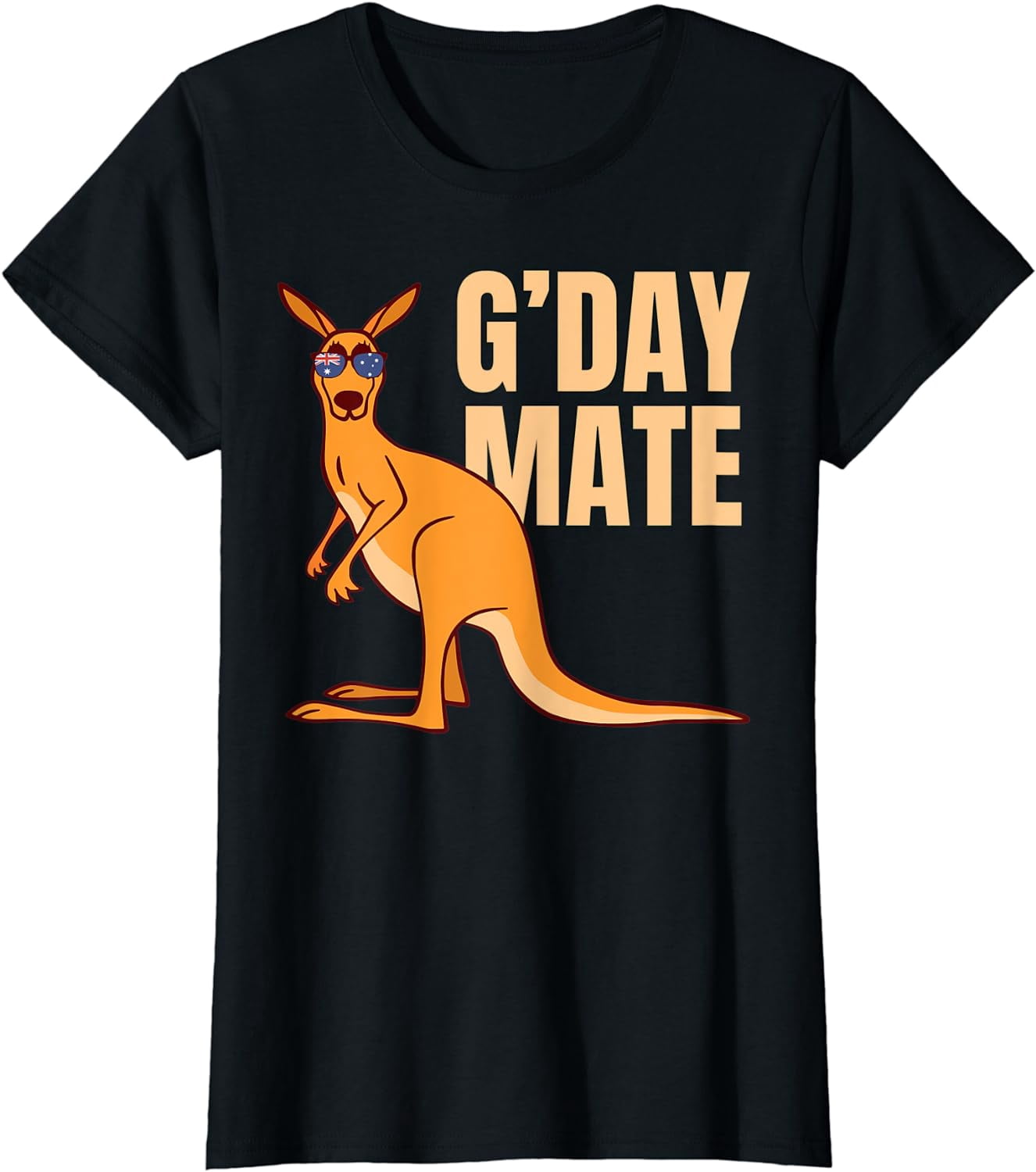 Australia G'Day Mate Shirt Funny Kangaroo Australian Symbol T-Shirt ...