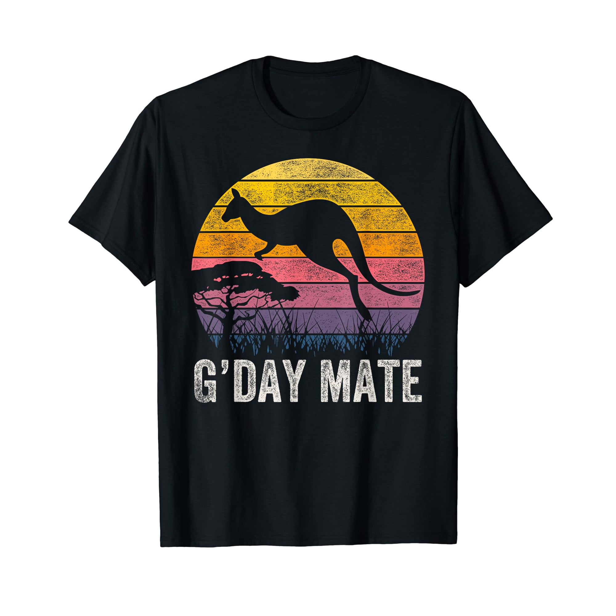 Australia G'Day Mate Shirt Funny Kangaroo Australian Symbol T-Shirt ...