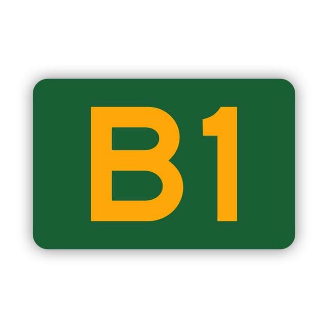 Australia Highway 1 B1 Sticker Decal - Self Adhesive Vinyl ...
