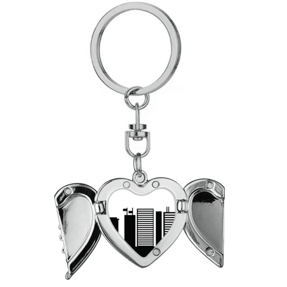 Australia Landmark Sydney Opera House Outline Heart Angel Wing Key ...