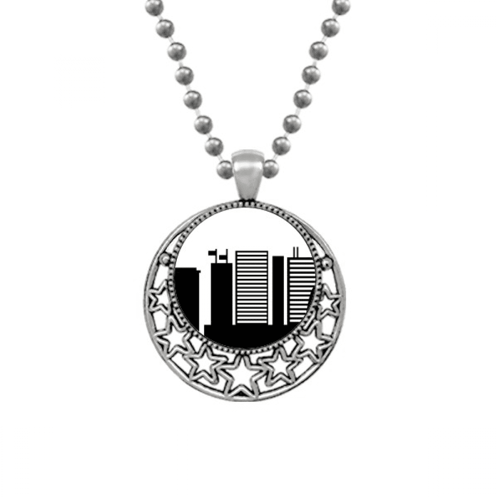 Australia Landmark Sydney Opera House Outline Necklaces Pendant Retro ...