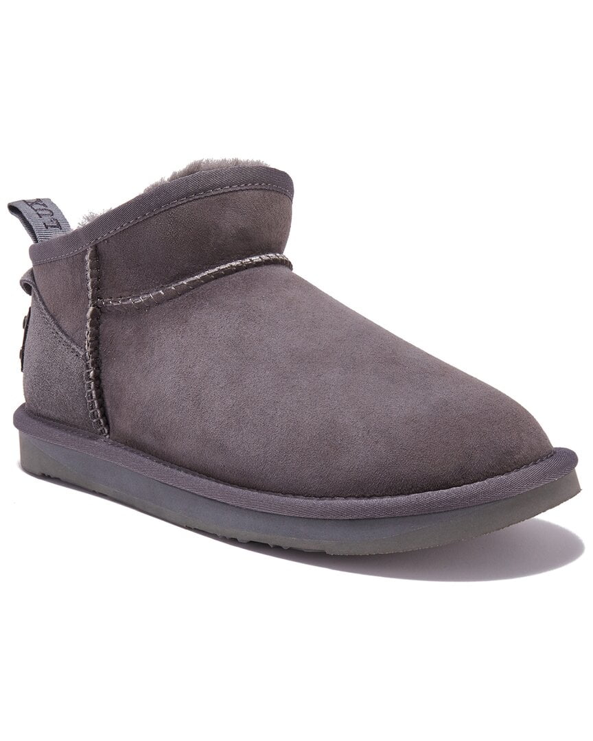Australia Luxe Collective Cosy Ultra Short Sheepskin Boot, 9, Grey ...