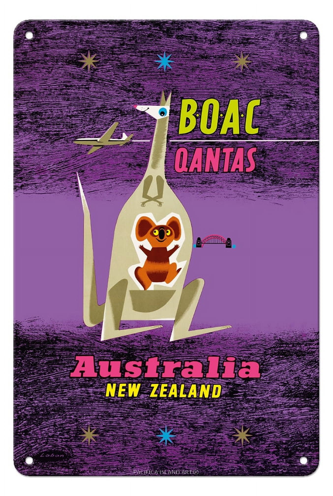 Australia - New Zealand - BOAC (British Overseas Airways Corporation ...