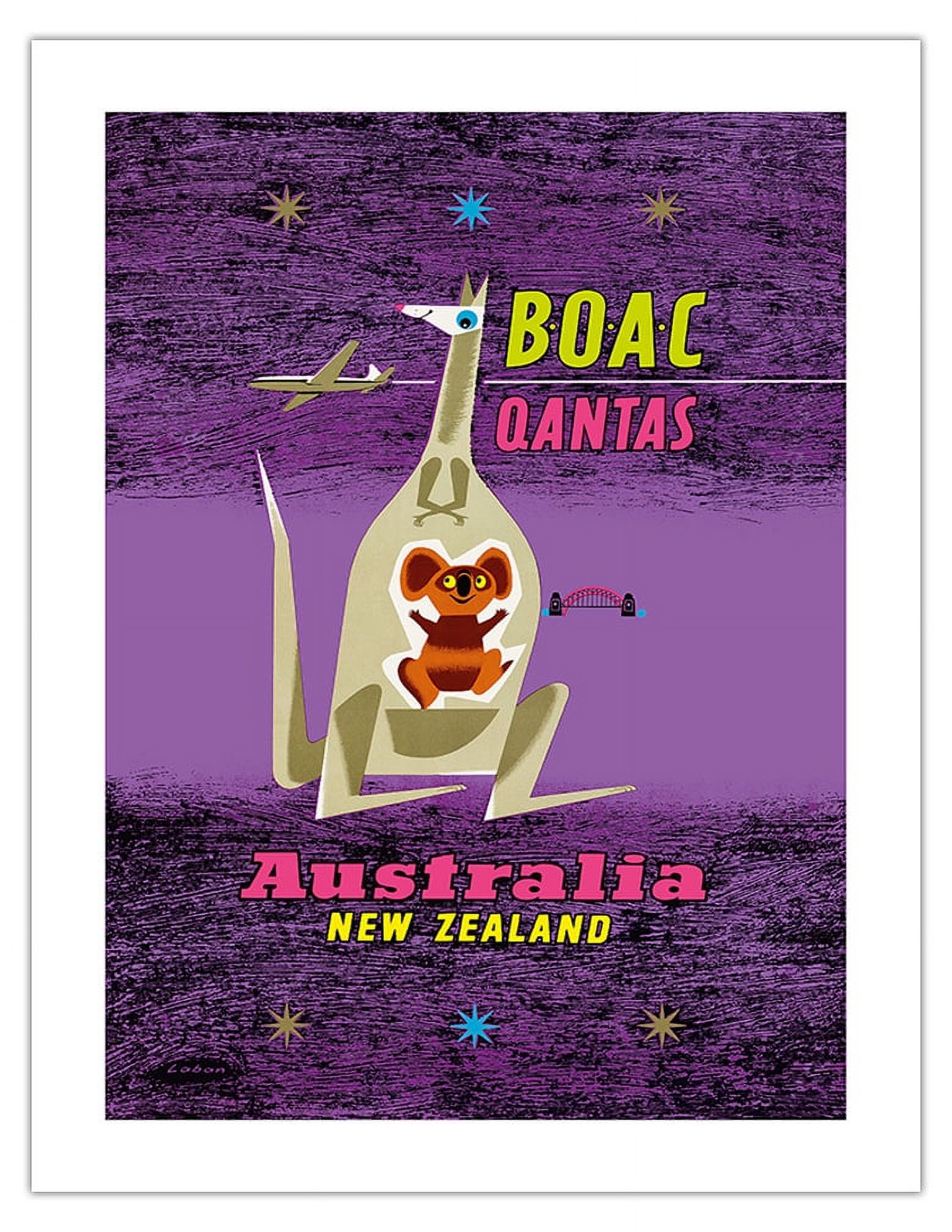 Australia - New Zealand - BOAC (British Overseas Airways Corporation ...