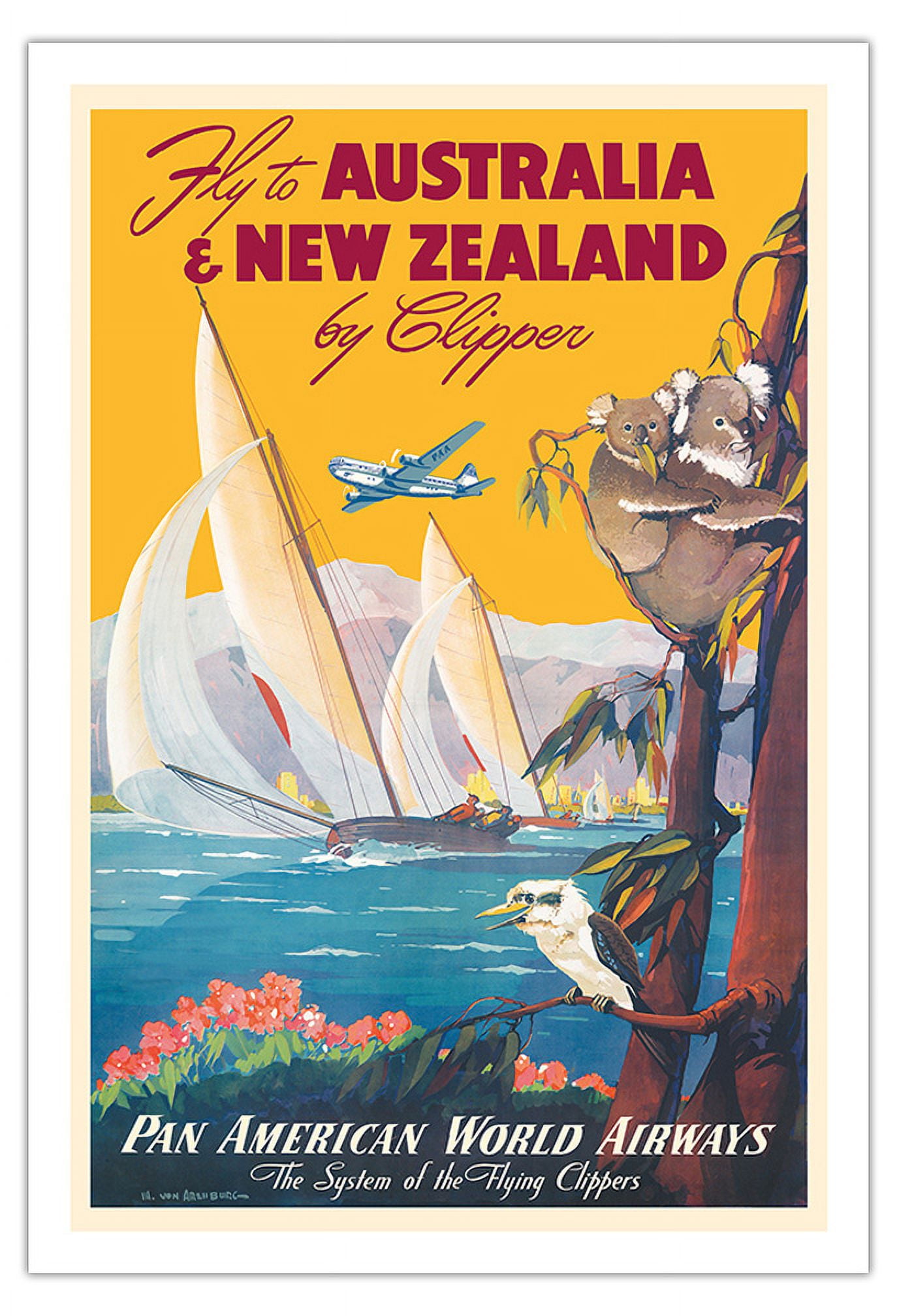 Australia & New Zealand by Clipper - Pan American World Airways ...
