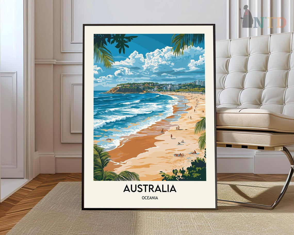 Australia Print, Australiaaustralia Poster, Australia Photo, Australia ...
