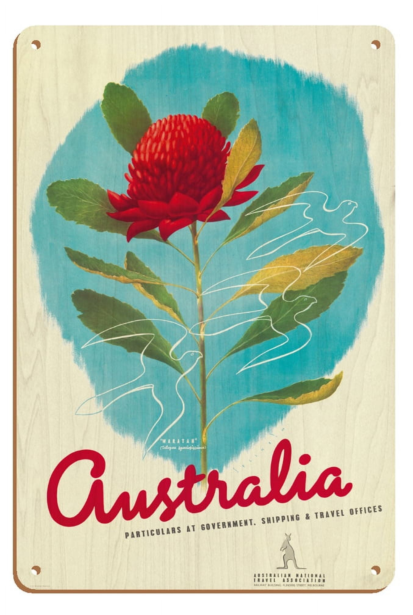 Australia - Red Waratah (Telopea) Flower - New South Wales (NSW) State ...