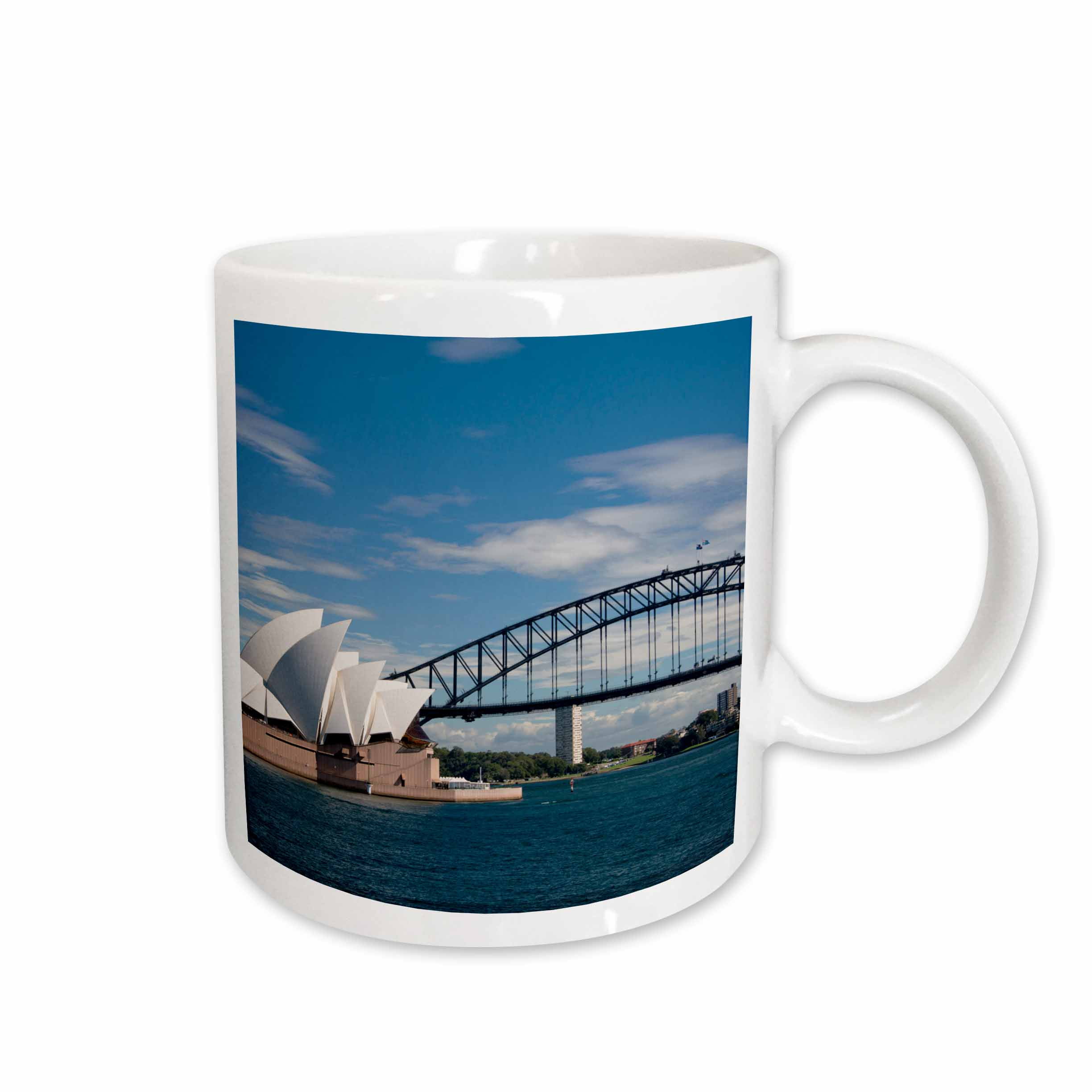Australia, Sydney. Landmark Sydney Opera House And Harbor Bridge., 11oz ...