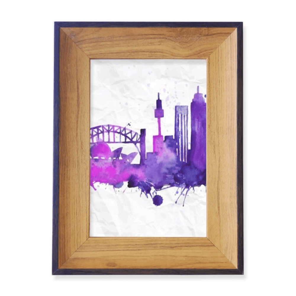 Australia Sydney Opera House Watercolor Photo Frame Exhibition Display ...