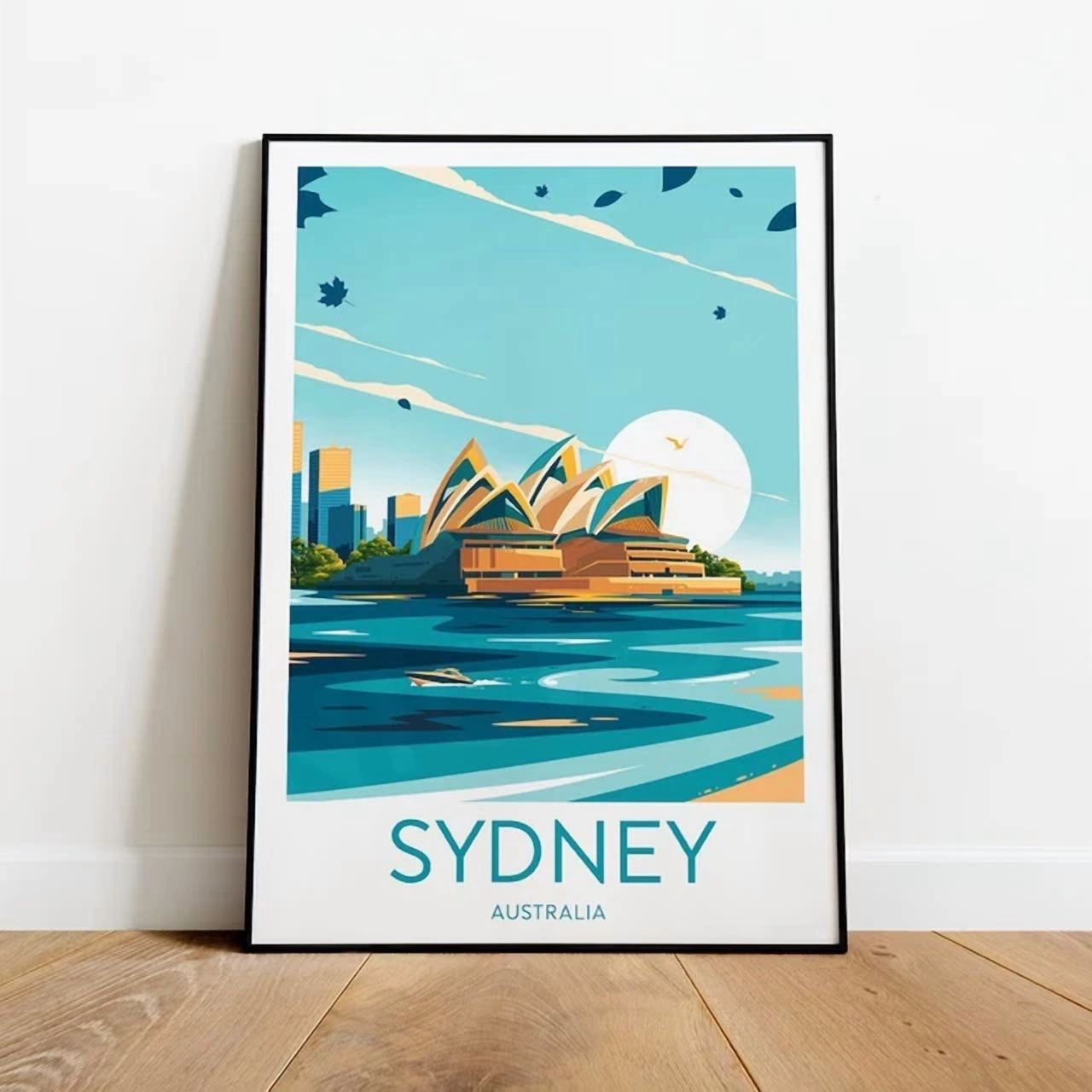 Australia Sydney Travel Poster Art Home Decor Vintage Gift Living Room ...