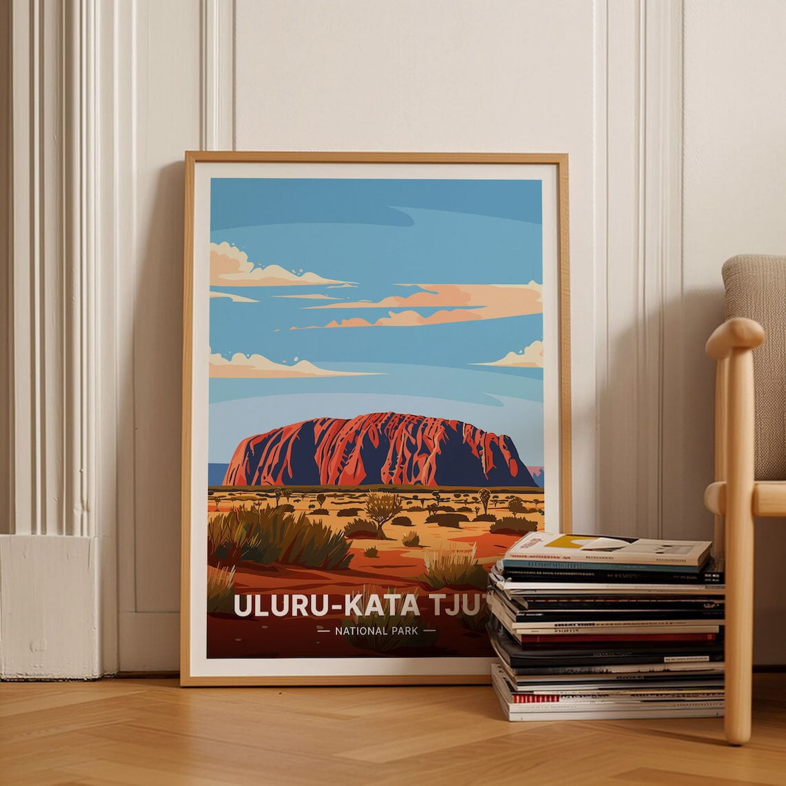 Australia Travel Uluru-Kata Tjuta National Park Art, Unframed Paper ...