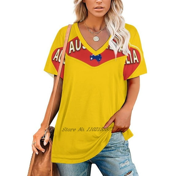 Australia Vegemite Logo Zipper Sexy T-Shirt Casual Tops Hollow Pullover ...