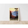 Australia Vintage Travel Poster Print, Framed/ Vintage Style Wall Decor ...