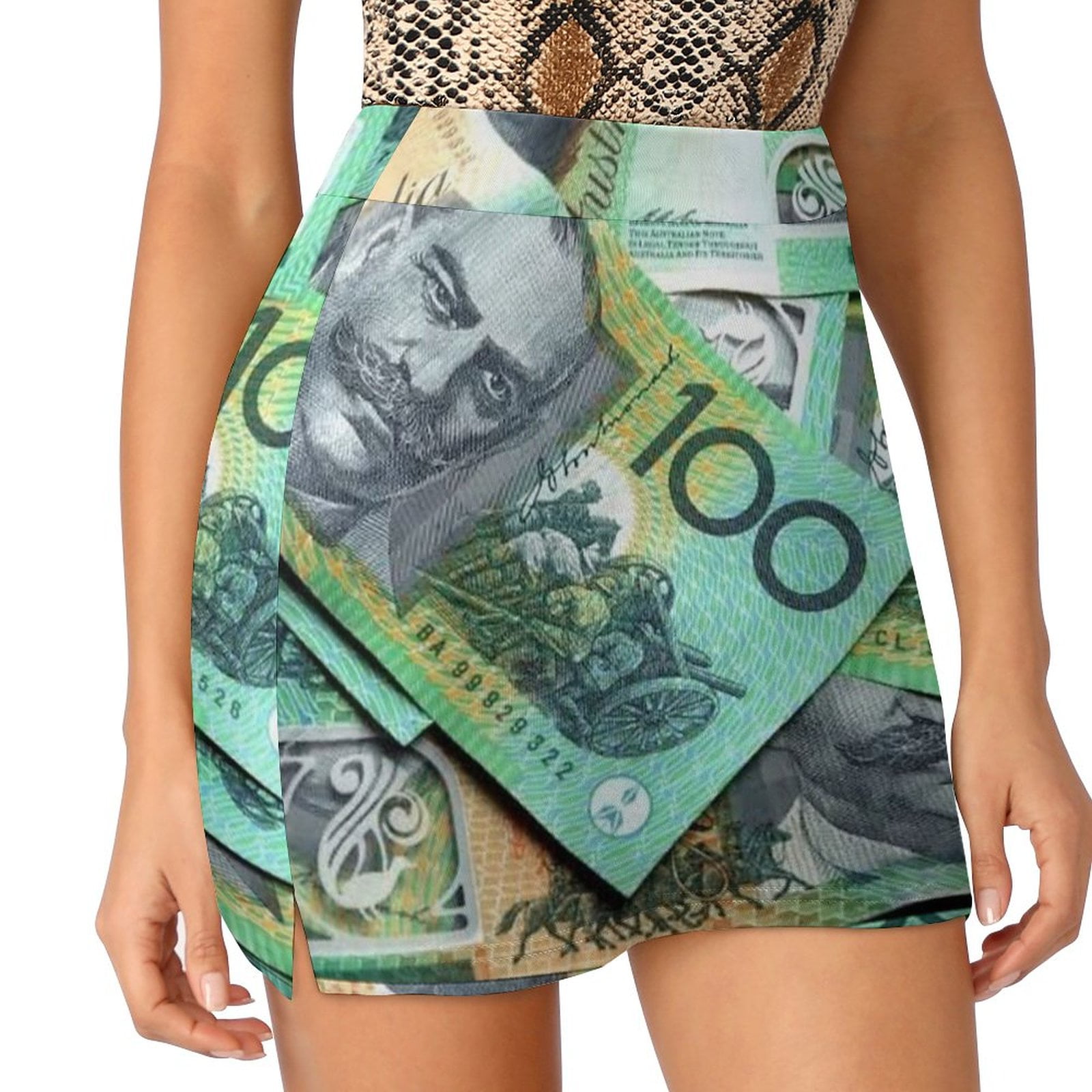 Australian $100 notes Light Proof Trouser Skirt Summer dress luxury ...