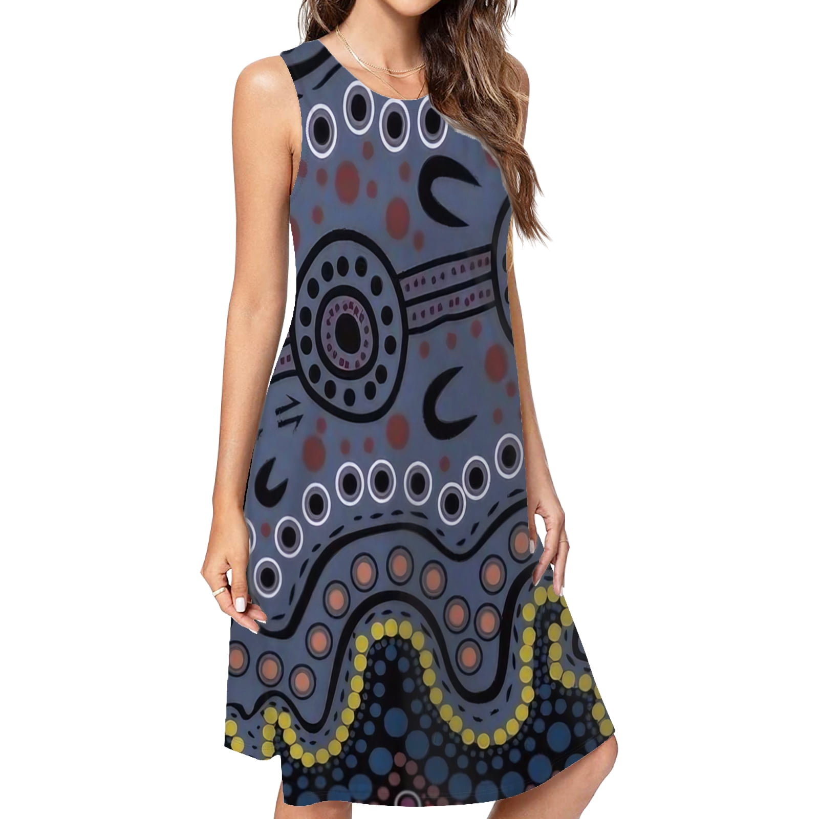 Australian Aboriginal Patterns Spring Summer Dresses For Women Fashion ...