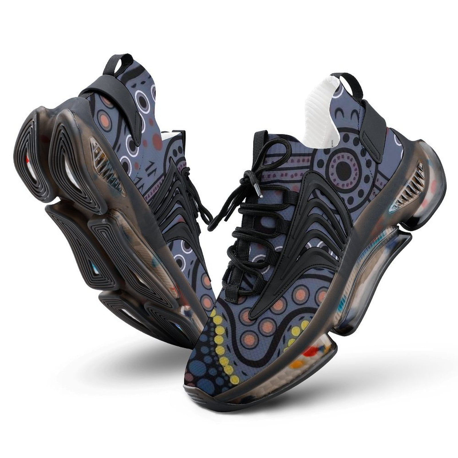 Australian Aboriginal Patterns Walking Shoes for Men Woman Lightweight ...