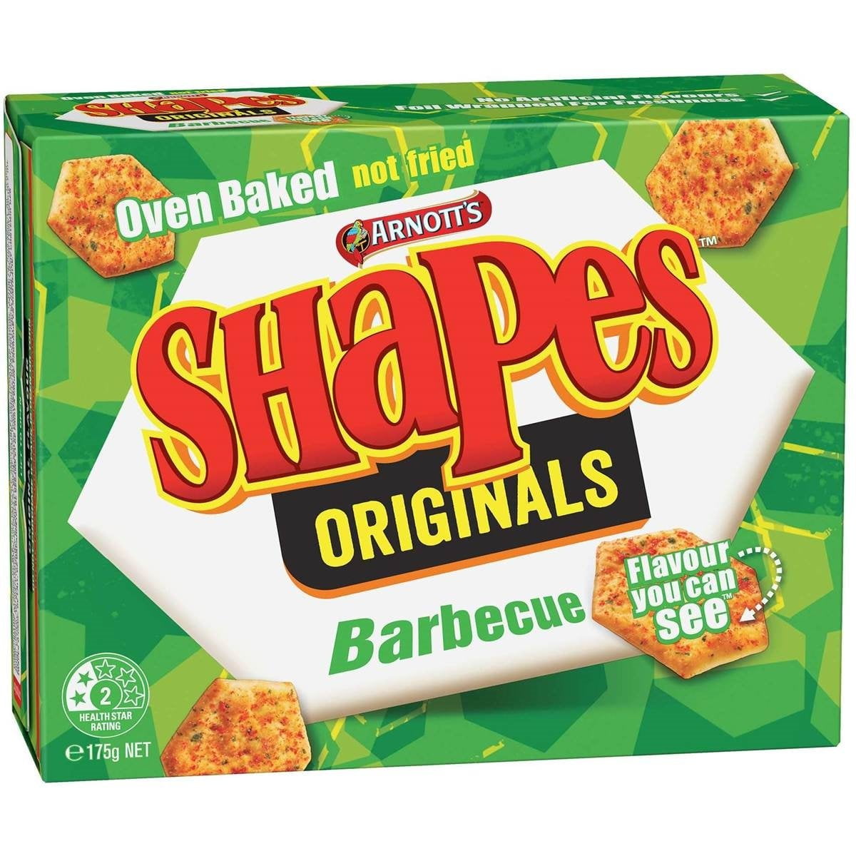 Australian Arnott's Shapes Crackers TSF6 Barbecue BBQ 175gram - Walmart.com