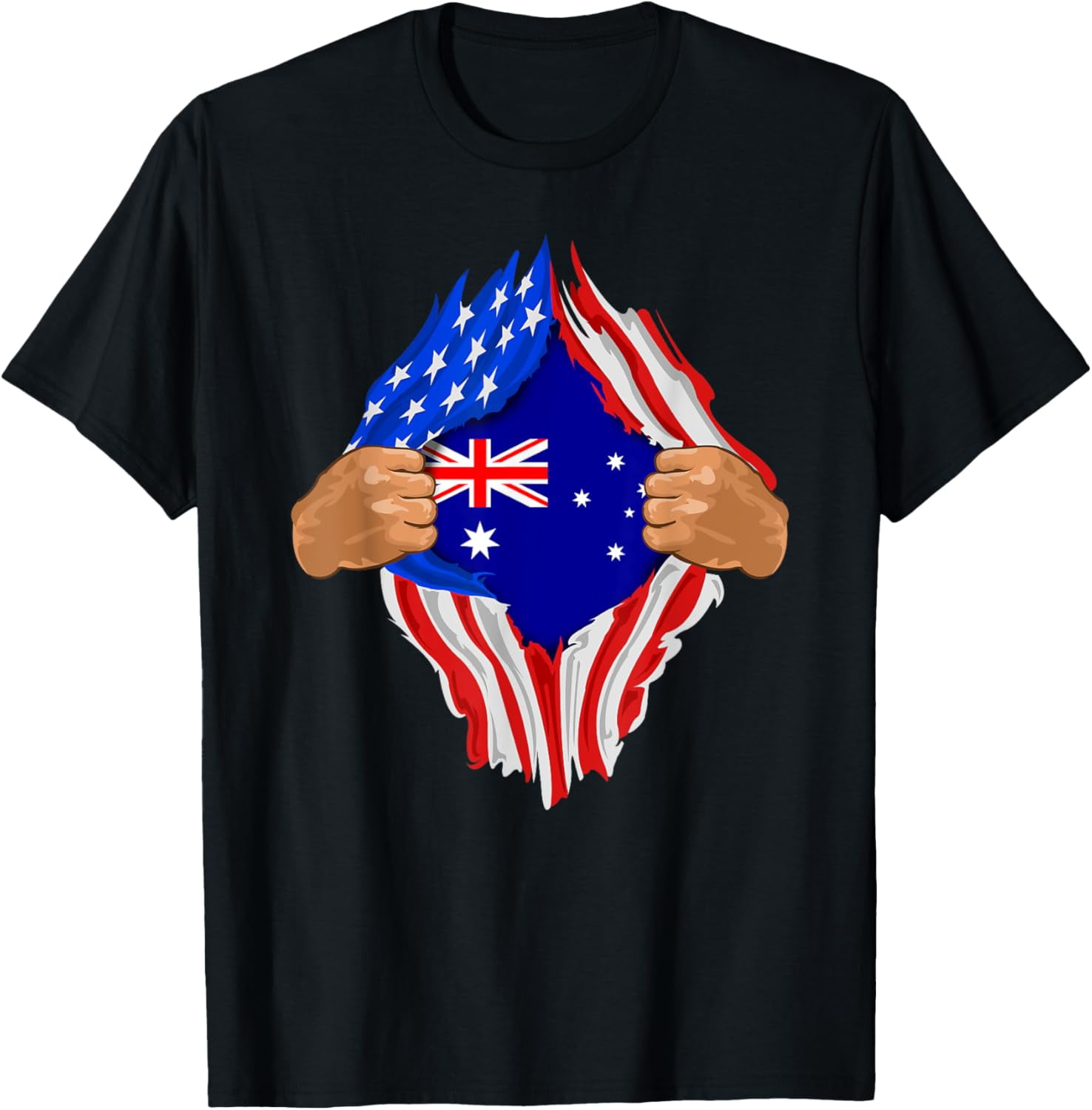Australian Blood Inside Me T-Shirt | Australia Flag Gift T-Shirt ...