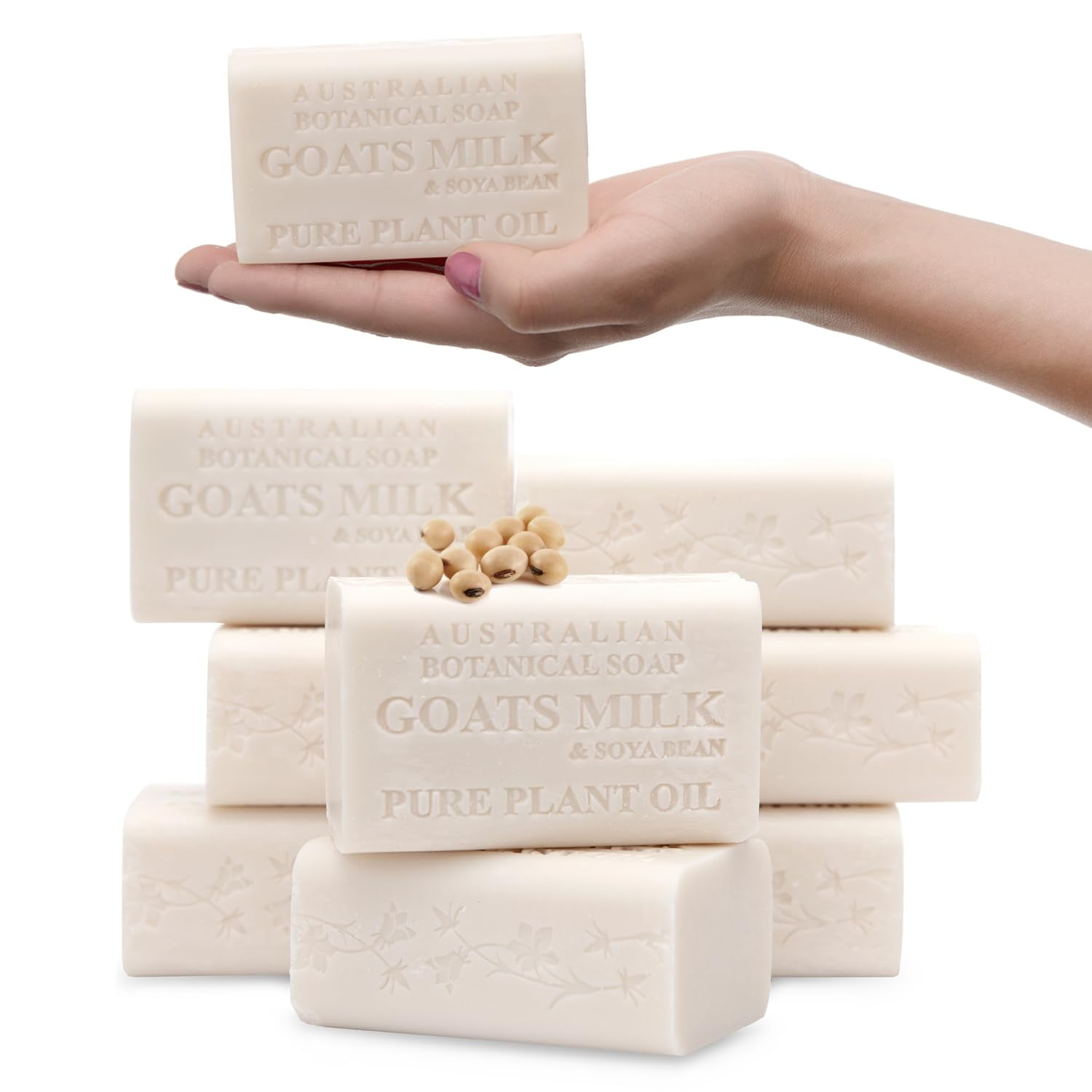 Australian Botanical Soap 7 SAF21 OZ, Pack of 8, Goat Milk Soap Bars ...