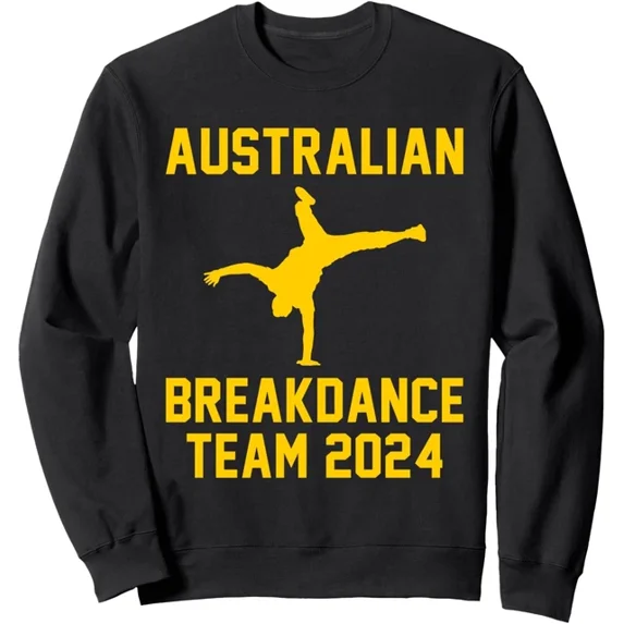 Australian Breakdance Team 2024 Breakdancing Unisex Crewneck Sweatshirt ...
