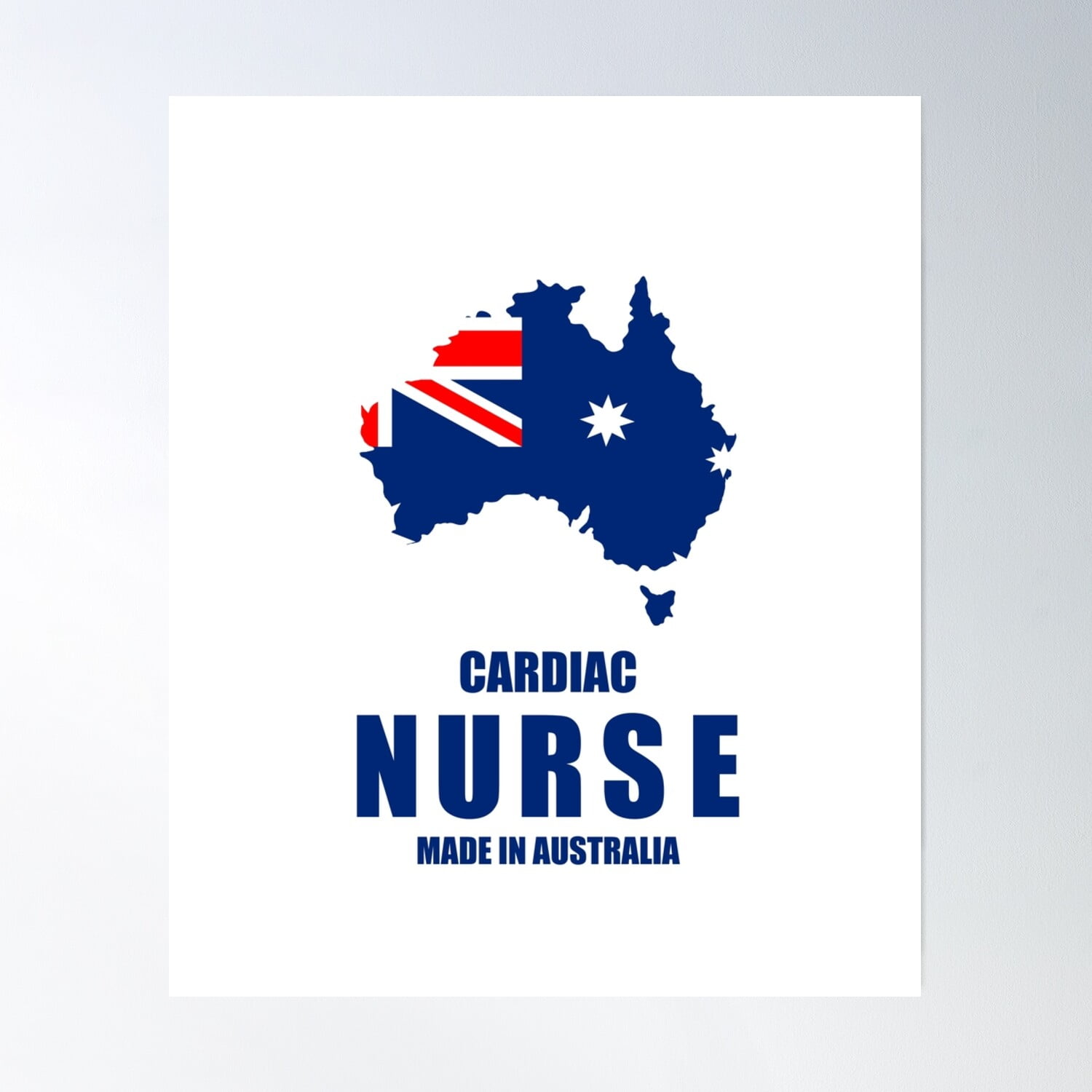Australian Cardiac Nurse, Nurse Made In Australia, Graduation Gift ...