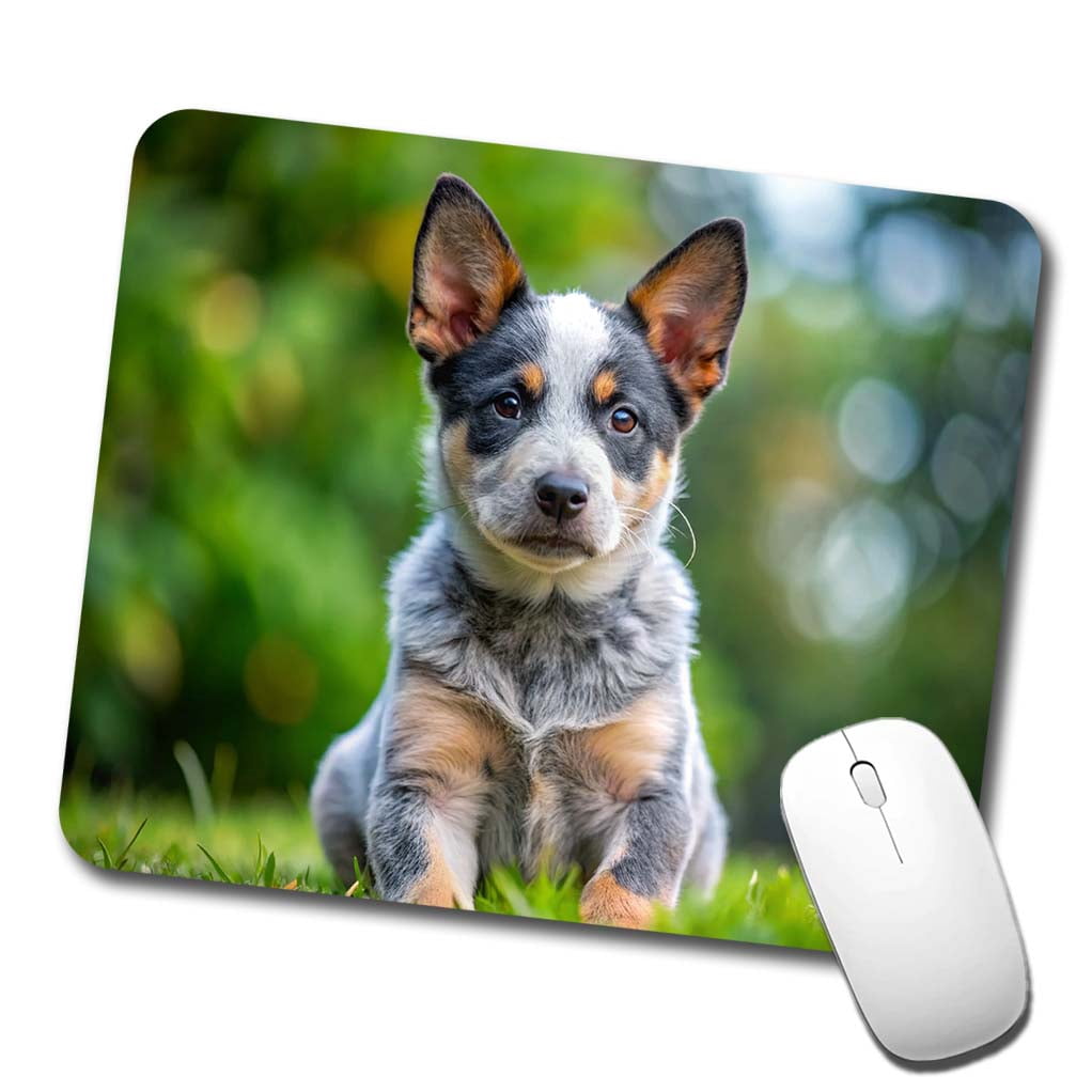 Australian Cattle Dog Puppy Photo Mouse Pad Low Profile Gaming Mat ...
